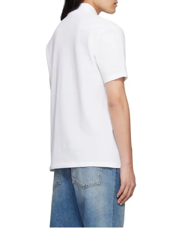 Balmain Coin-printed Polo Shirt - White