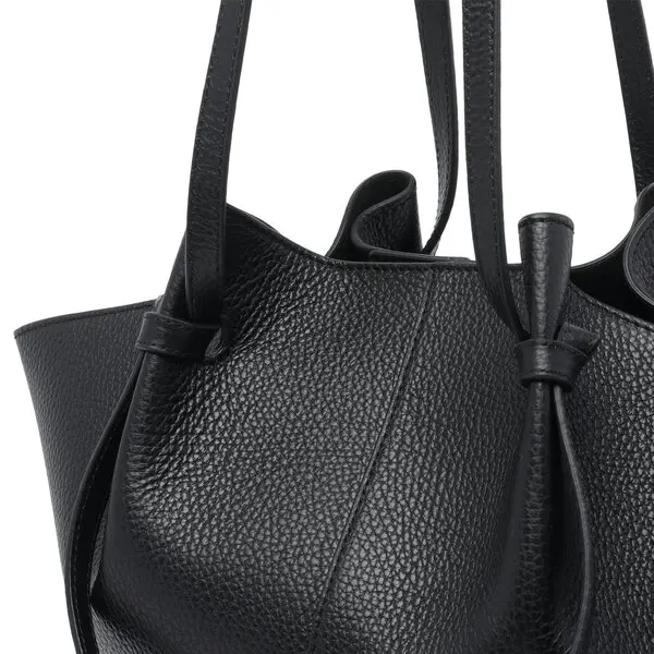 Yuzefi Mochi Double-handle Shoulder Bag - Black