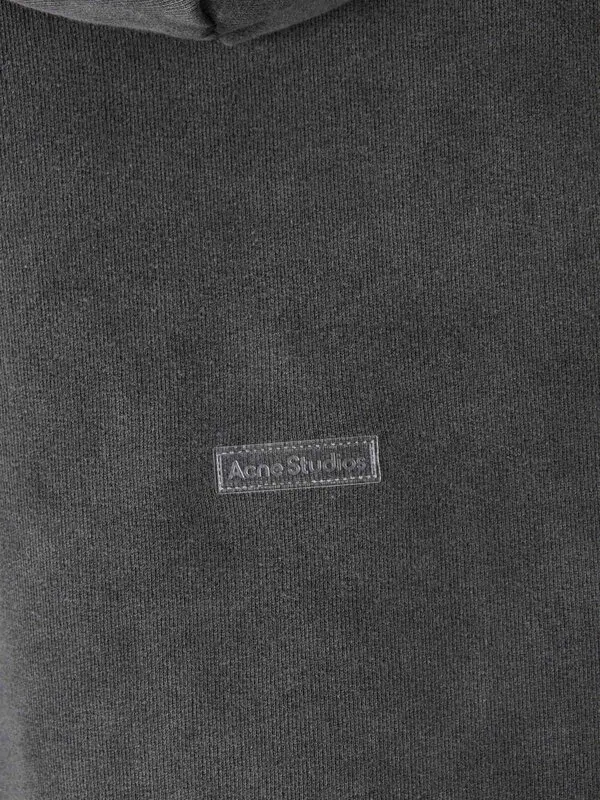Acne Studios Logo Patch Drawstring Hoodie