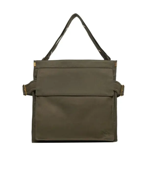 Burberry Foldover-top Trench Shopper Bag - Military Green