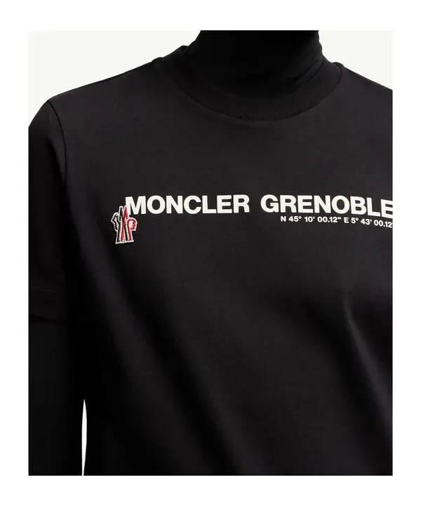 Moncler Logo Print Crewneck T-shirt