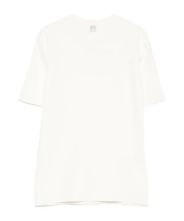 TOTEME Short Sleeve Knit Top - No