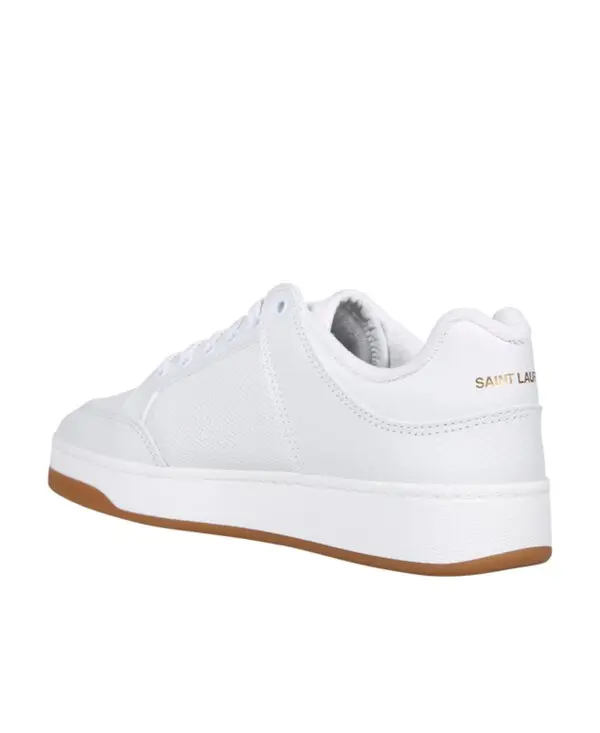 Saint Laurent Sl/61 Lace-up Sneakers - White