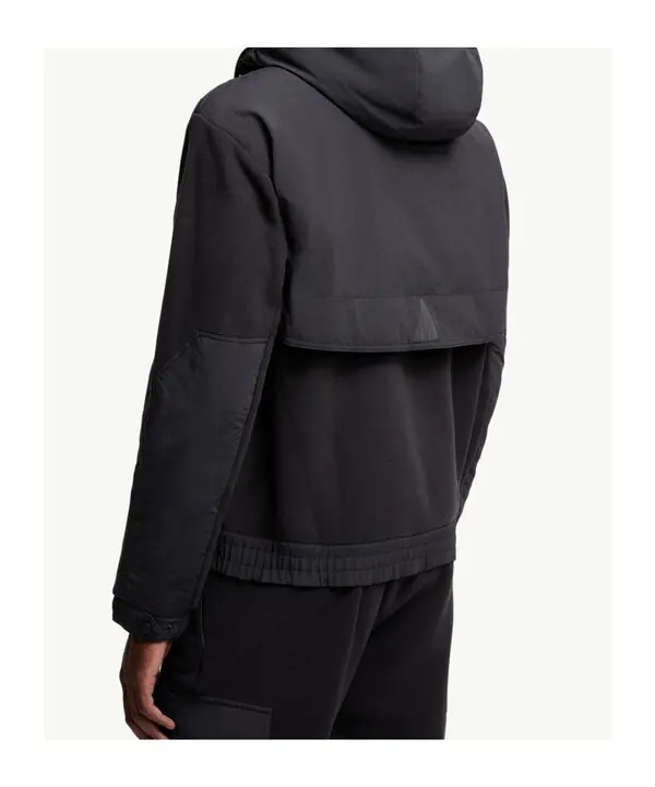 Moncler Zip-up Hooded Jacket - Black