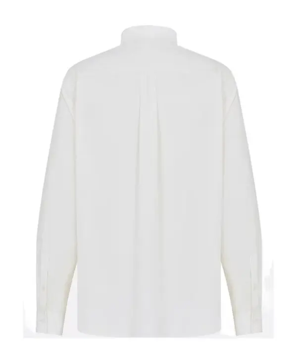 Dior Logo Embroidered Long-sleeved Shirt