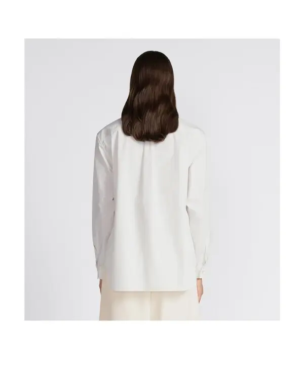 Dior Logo Embroidered Long-sleeved Shirt