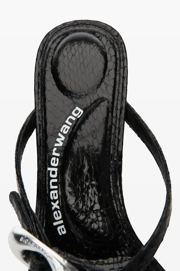 Alexander Wang Dome Strappy Stiletto Sandals