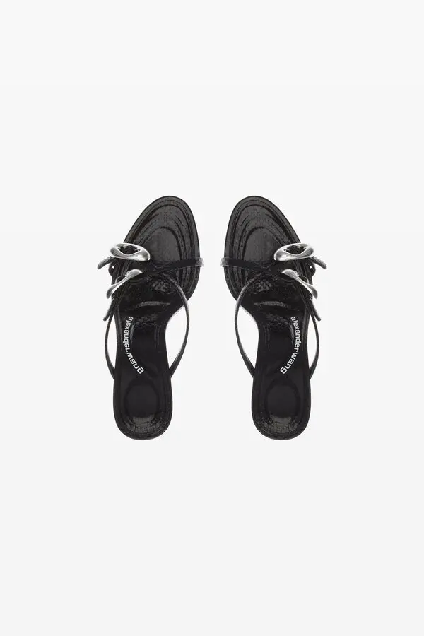 Alexander Wang Dome Strappy Stiletto Sandals