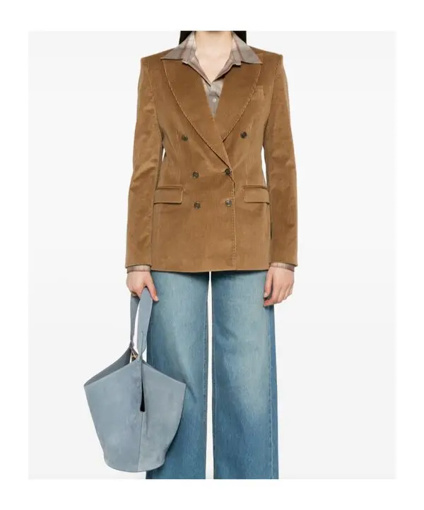Etro Double-breasted Corduroy Velvet Jacket