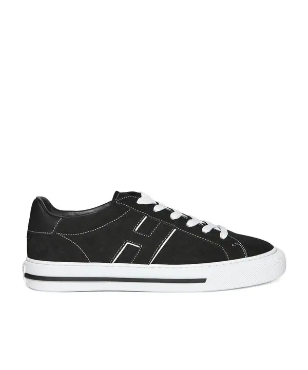 Hogan H Patch Sneakers - Black