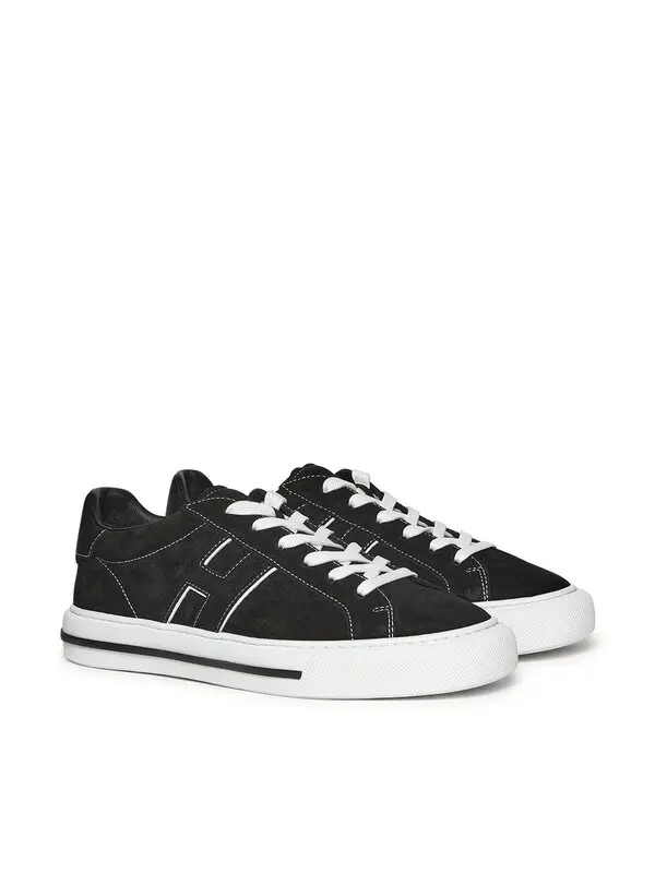 Hogan H Patch Sneakers - Black