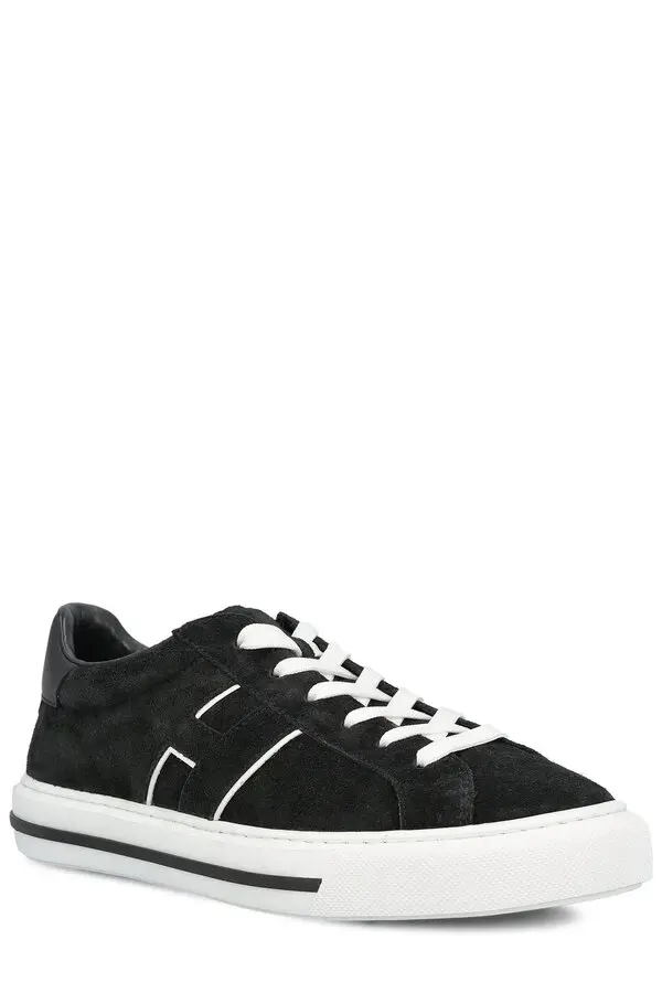 Hogan H Patch Sneakers - Black