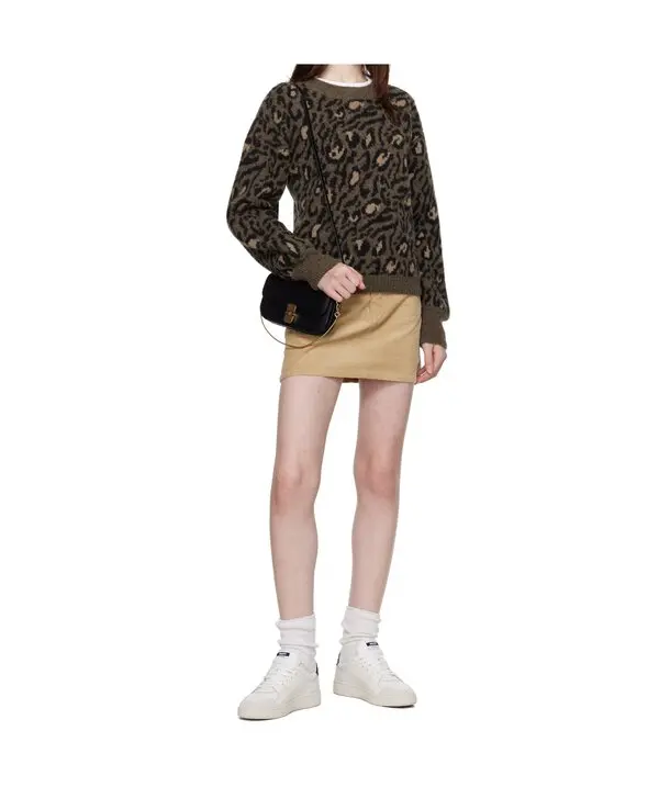 A.p.c. Belted High-waist Skirt