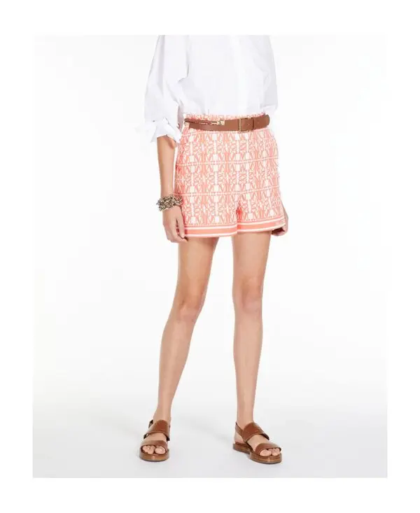 Max Mara Graphic Print Jacquard Shorts
