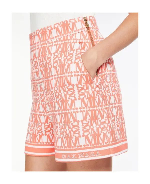 Max Mara Graphic Print Jacquard Shorts