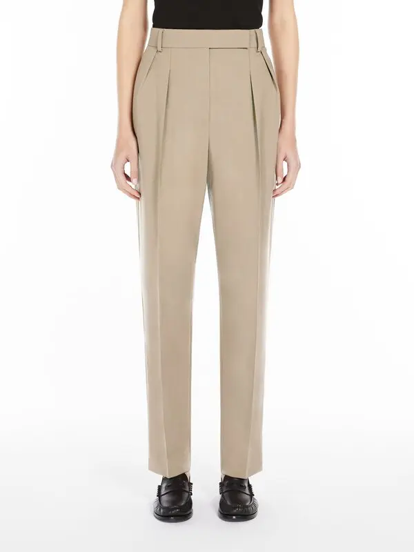 Max Mara Pleat Detailed Tapered Trousers