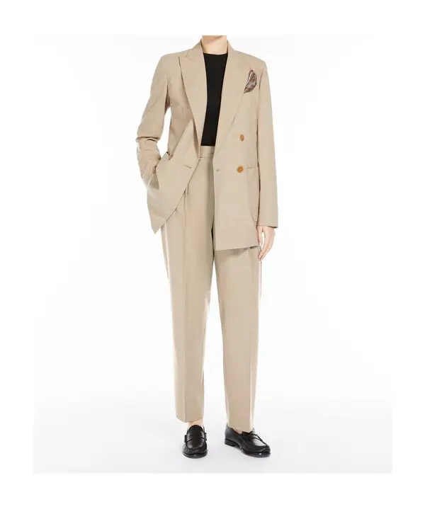 Max Mara Pleat Detailed Tapered Trousers