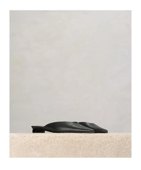 Ami Pointed Flat-soled Mules