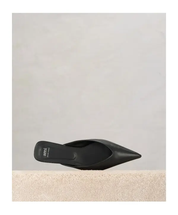 Ami Pointed Flat-soled Mules