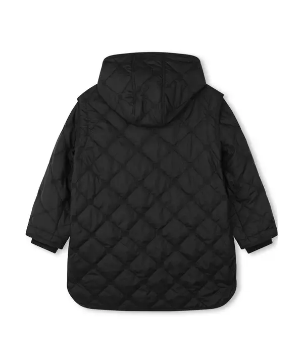 Givenchy 4g-motif Quilted Hooded Coat