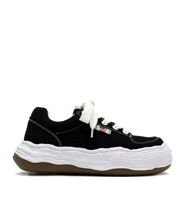 Mihara Yasuhiro Oliver Logo Patch Sneakers - Black
