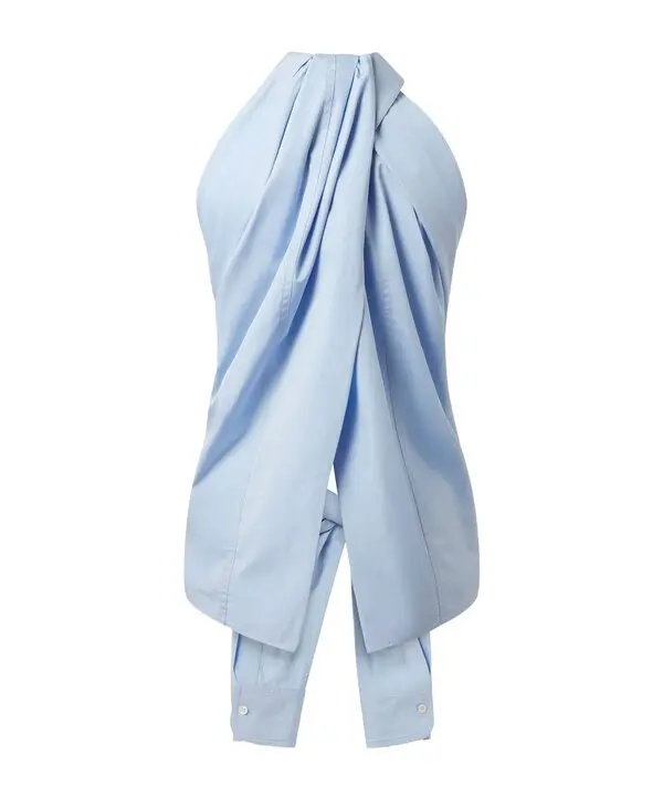 Stella McCartney Halterneck Paneled Sleeveless Top
