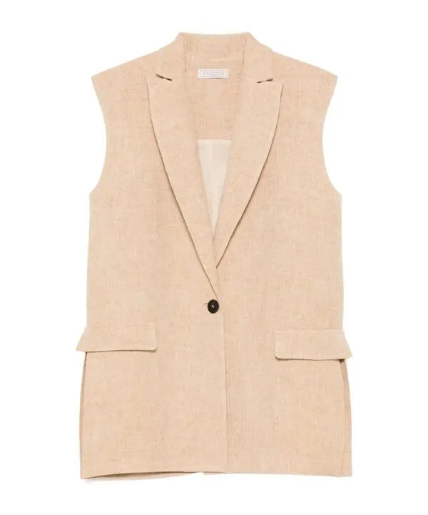 Antonelli Firenze Frida Vest - Nude