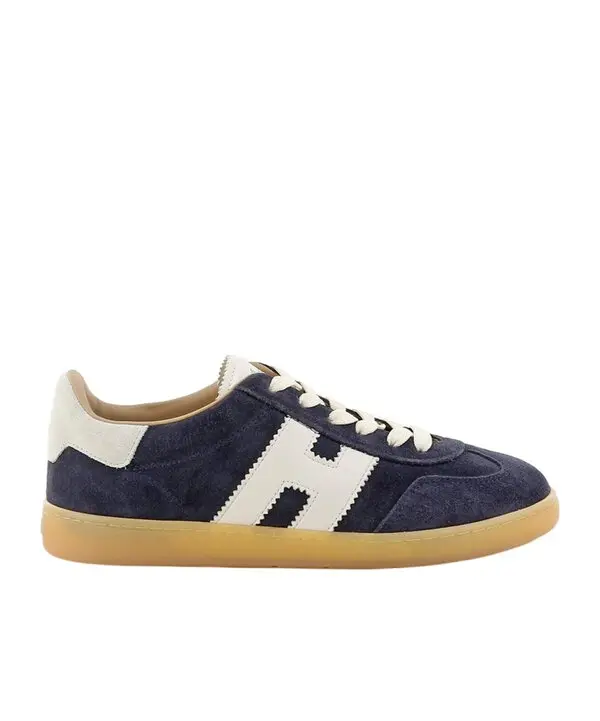 Hogan Retro Logo Low-top Sneakers - Blue