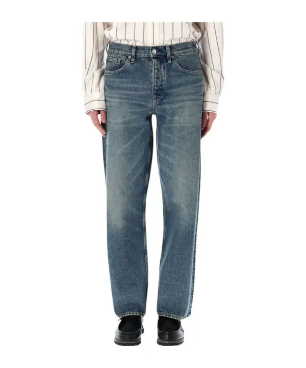 SUNFLOWER Loose Fit Straight Leg Jeans - Blue