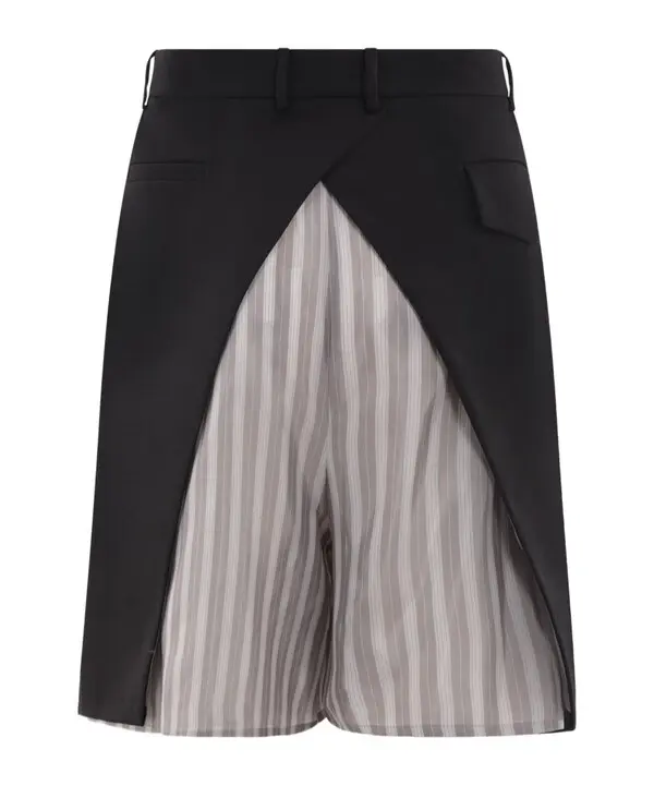 NAMACHEKO Tidam Layered Twill Shorts