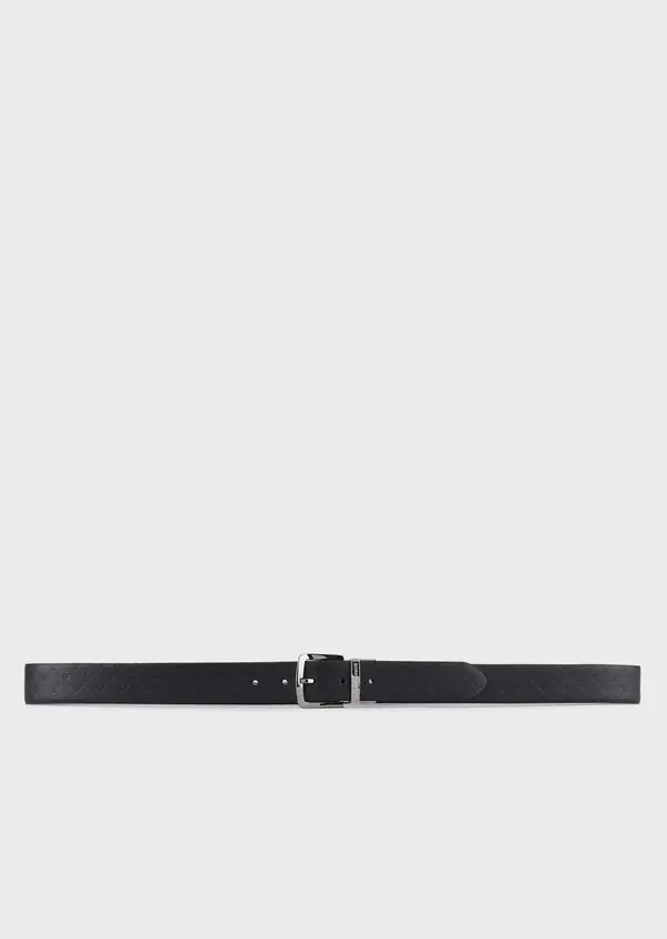 Emporio Armani Logo Embossed Buckle-fastened Belt