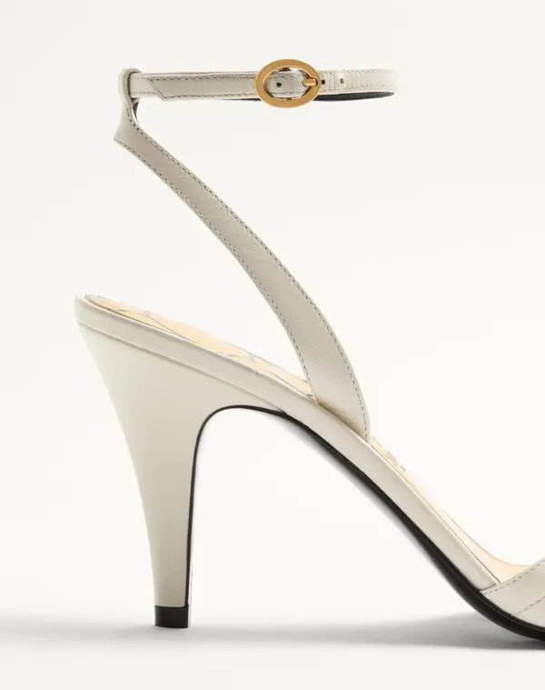 Valentino Garavani Ladycrush Ankle-strap Sandals - Ivory