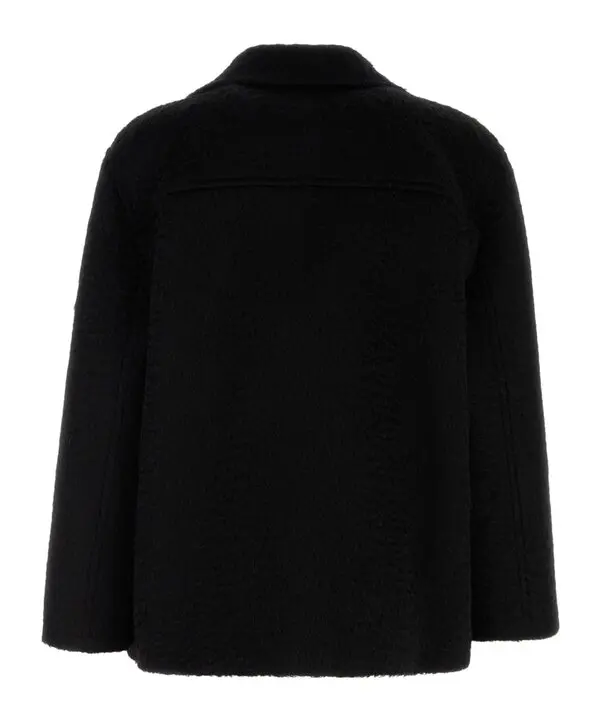 Valentino Garavani Double-breasted Coat With Logo Detail