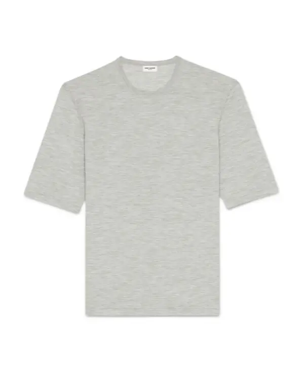 Saint Laurent Top In Cashmere, Wool And Silk