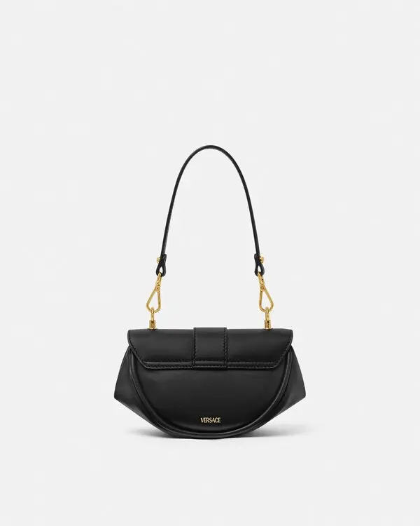 Versace Virtus Small Shoulder Bag - Black