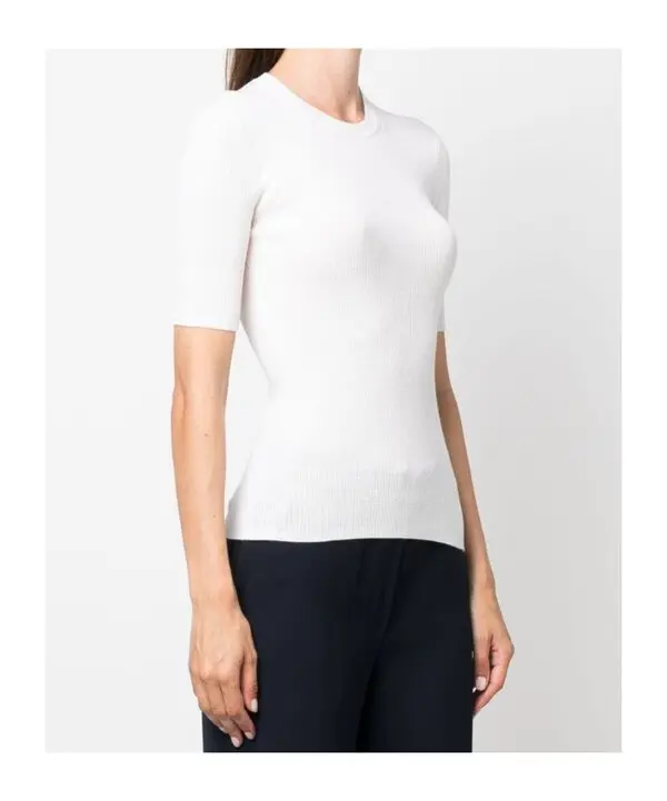 P.a.r.o.s.h Ribbed Short-sleeved Sweater