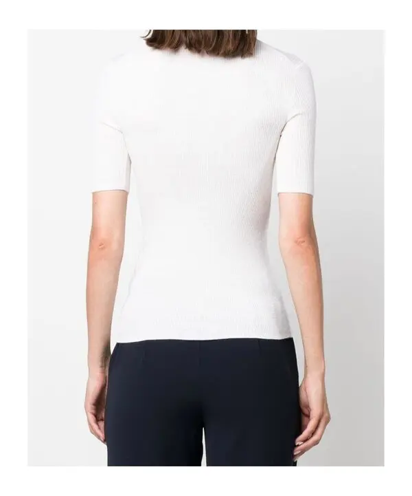 P.a.r.o.s.h Ribbed Short-sleeved Sweater