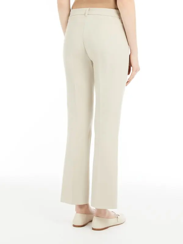 Max Mara Fatina Pleat Detailed Slim Fit Trousers - Beige