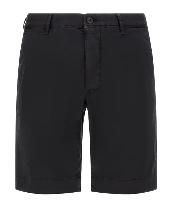 Incotex Modello 11s215 Slim Fit Bermuda Shorts - Black