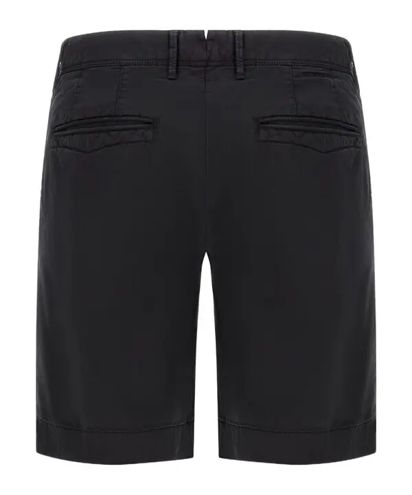 Incotex Modello 11s215 Slim Fit Bermuda Shorts - Black
