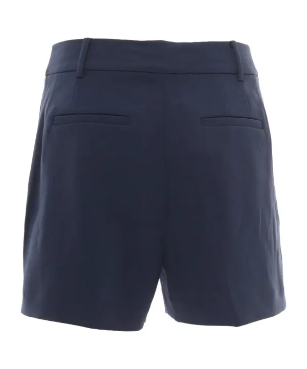 Michael Kors Pleated Crepe Shorts - Black