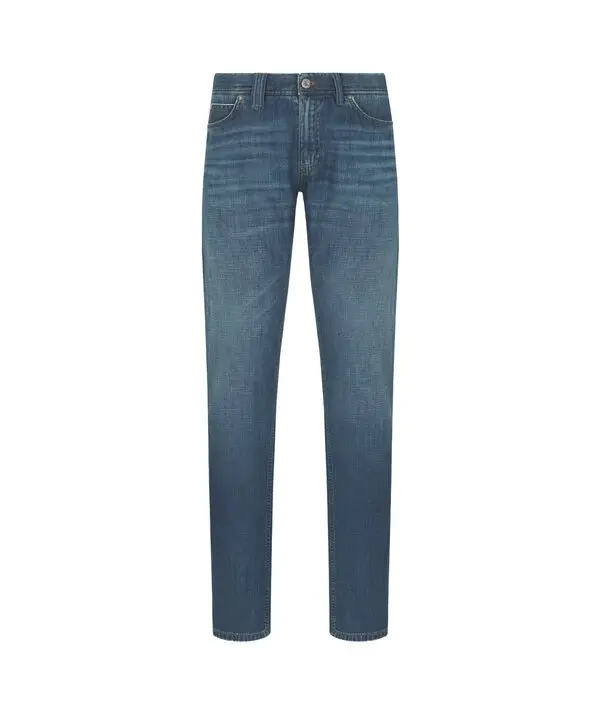 Brioni Slim-fit Jeans With Embellished Pocket