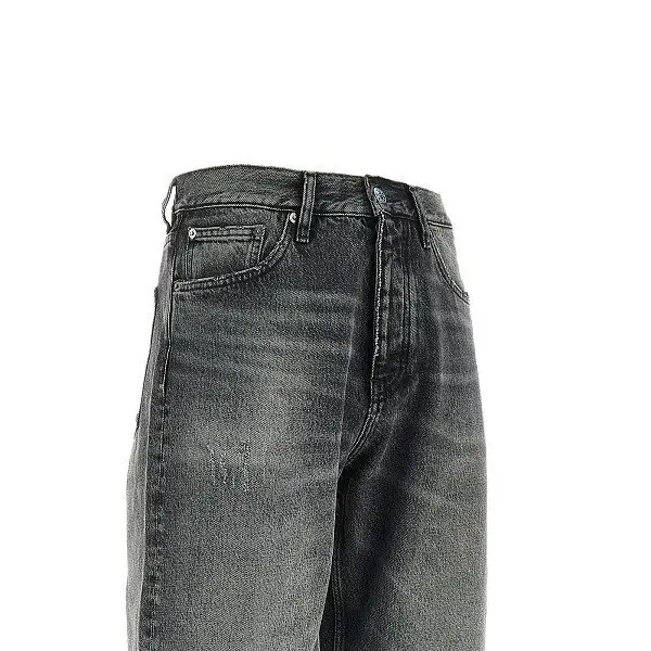 SUNFLOWER Belt Loop Jeans - Black