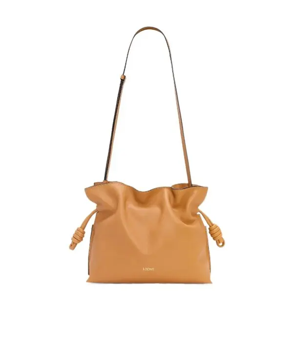 Loewe Flamenco Medium Clutch Bag - Brown