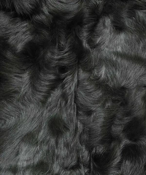 YVES SALOMON Curly Fur Hooded Jacket