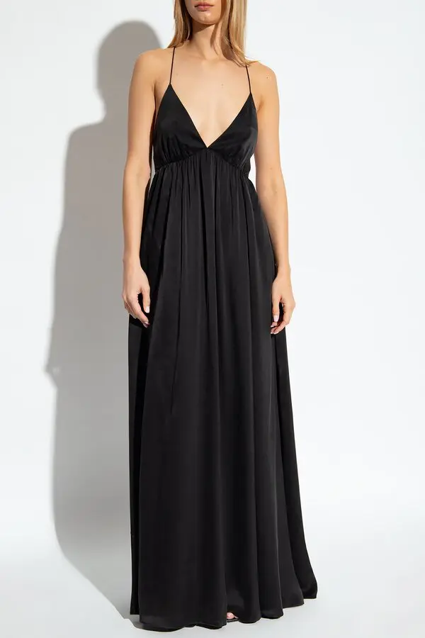 Zimmermann Sensory Gathered Silk Maxi Dress