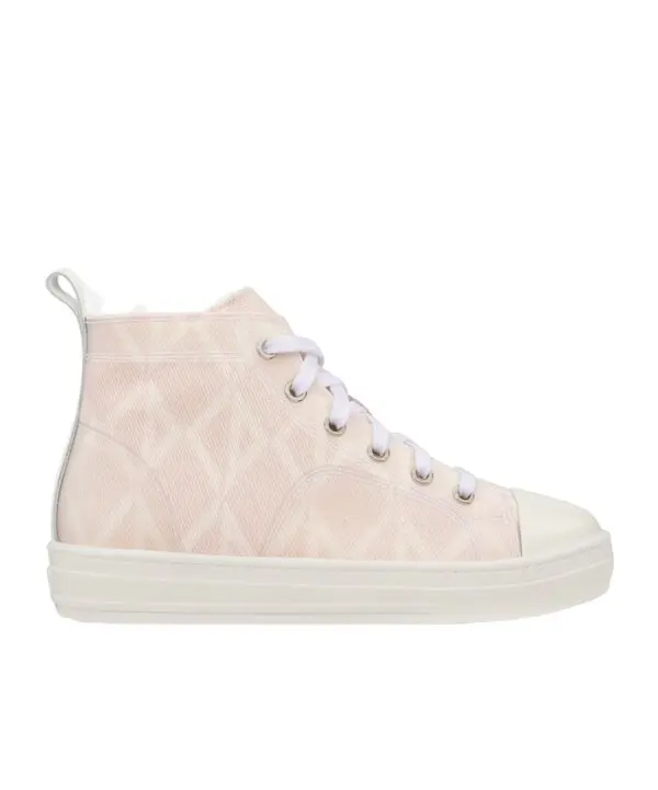 Dior Baby Round Toe High-top Sneakers - Pink