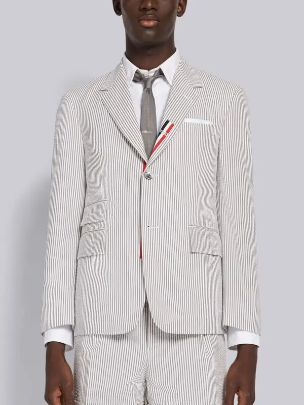 Thom Browne Striped Seersucker Sport Coat
