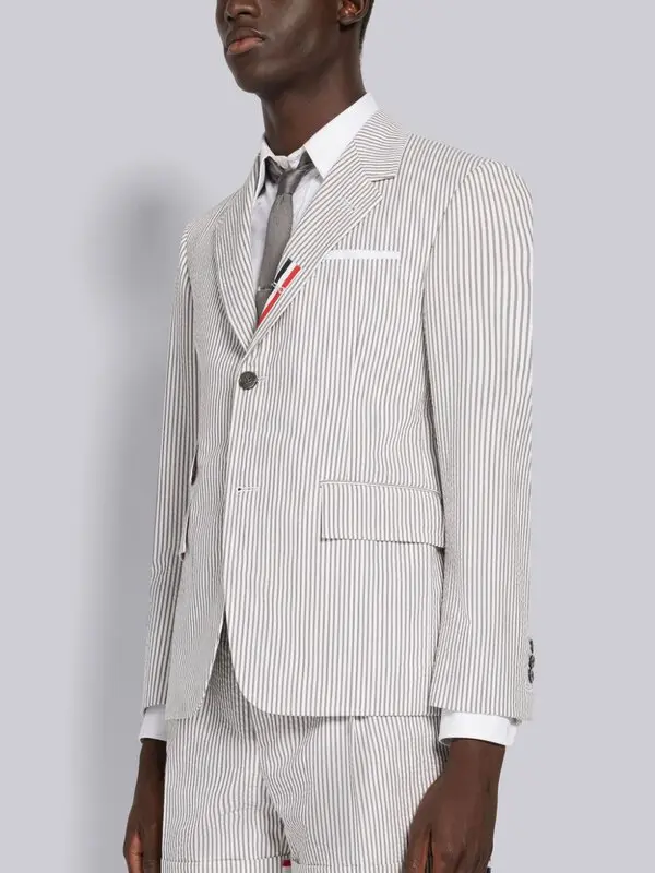 Thom Browne Striped Seersucker Sport Coat