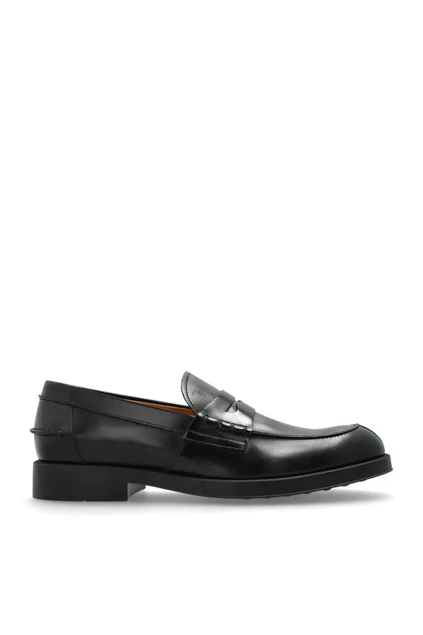 TOD'S Logo Embossed Slip-on Loafers